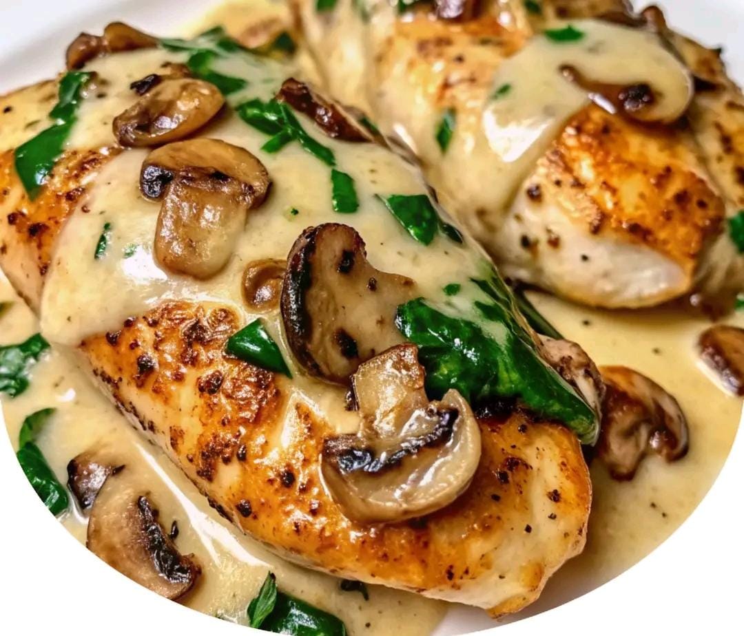 Chicken, Spinach, and Mushroom Bake - Find Recipes