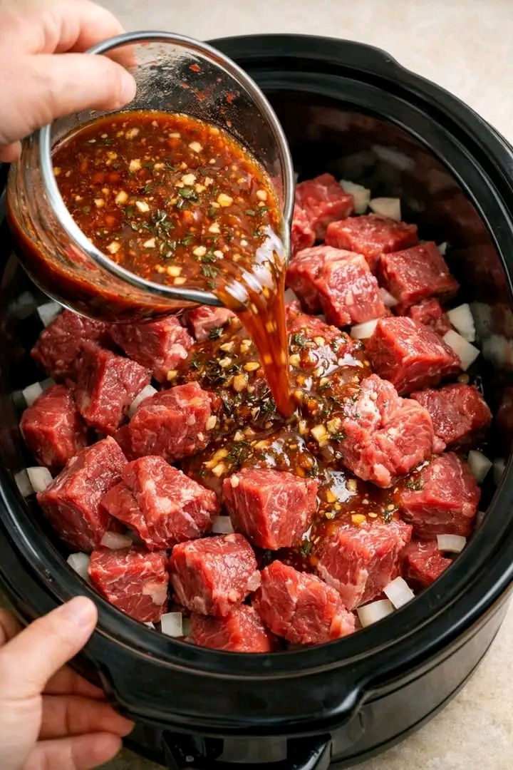 Slow Cooker 3-Ingredient Beef Recipe - Find Recipes